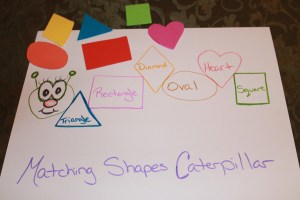 Matching Shapes Caterpillar