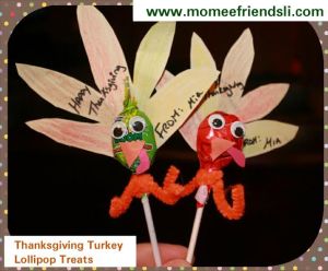 Thanksgiving Turkey Lollipop Treats