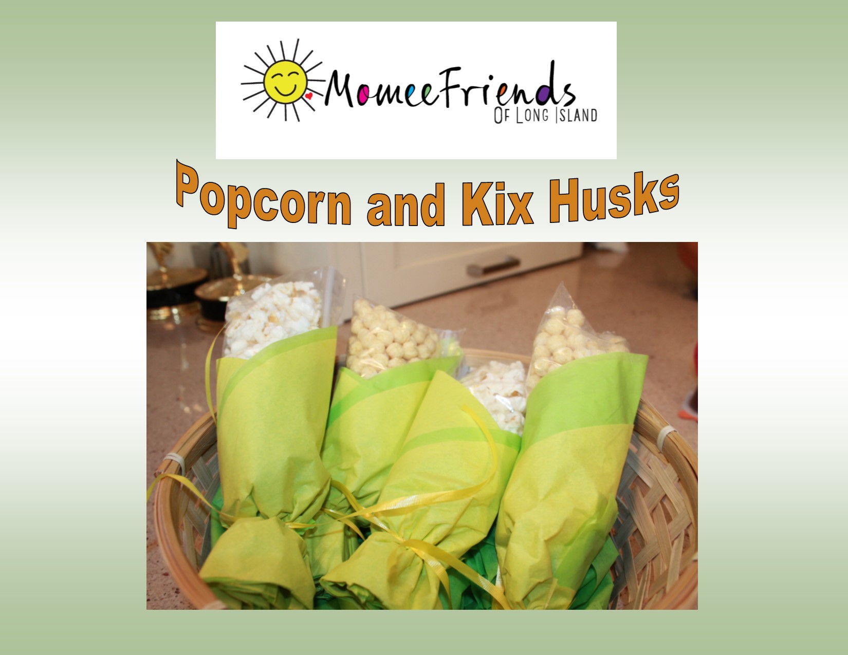 Popcorn and Kix Husks- Treat Idea