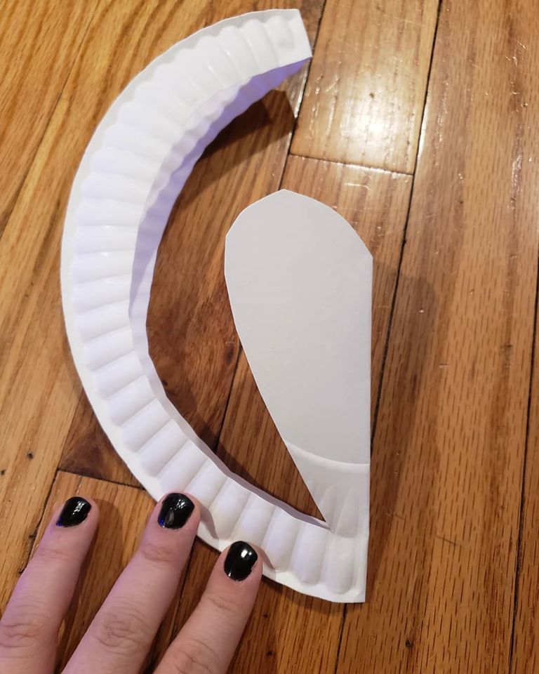 Paper Plate Hats for Valentine's Day